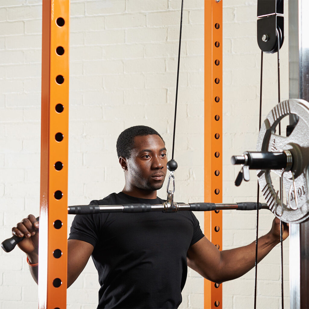 Lats Pull Down Bar - Universal Lat Pulldown Bar Adjustable 4ft Multi ...